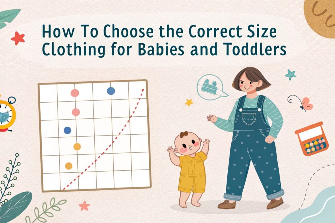 Cómo elegir la talla correcta de ropa para bebés y niños pequeños